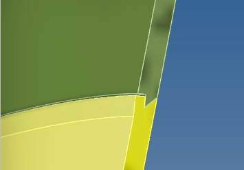 Solved: How to add a raised edge to a curved surface to align 2 parts ...