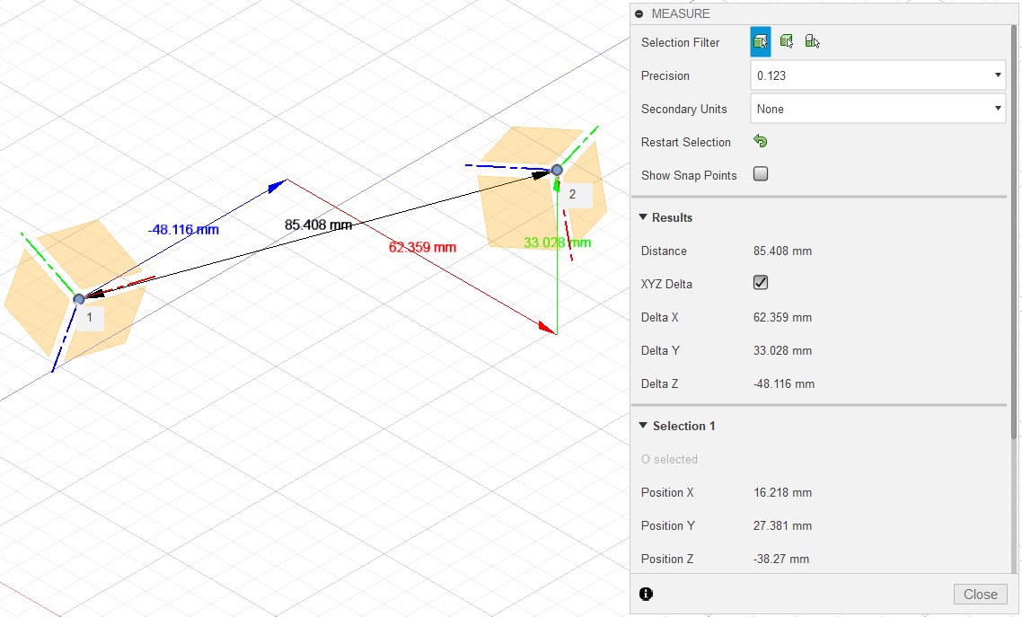Measure coordinate transformation including rotation in Fusion 360 - Autodesk Community