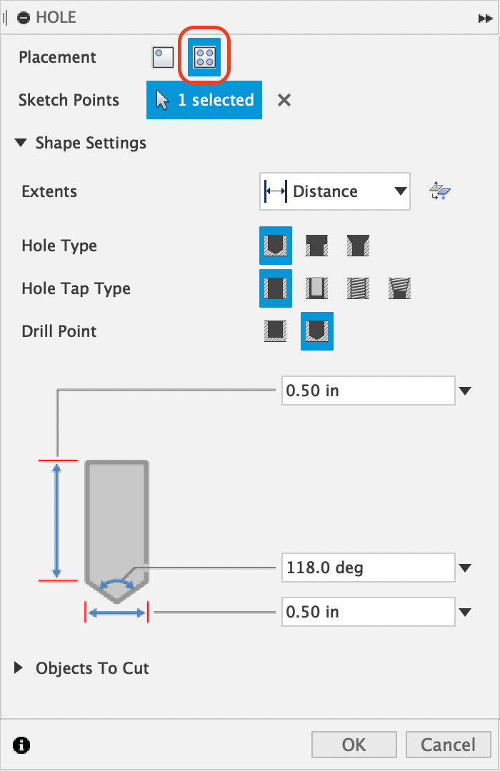 Solved: Just Want To Move and Align A Hole !!!!! - Autodesk Community