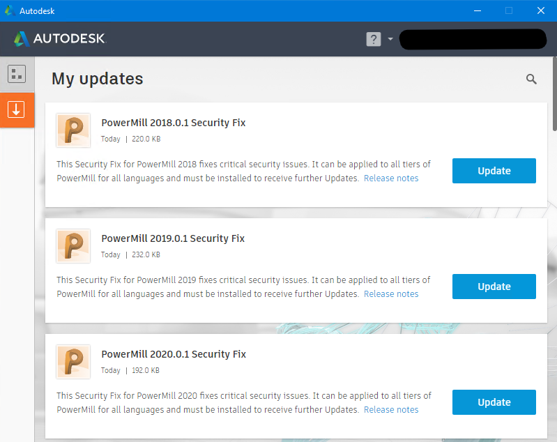 Autodesk Powermill 2018 0 1 2019 0 1 And 2020 0 1 Security Fixes Are