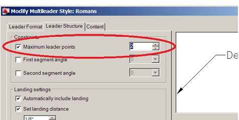 Solved: Multileader - Landing attachment - Autodesk Community
