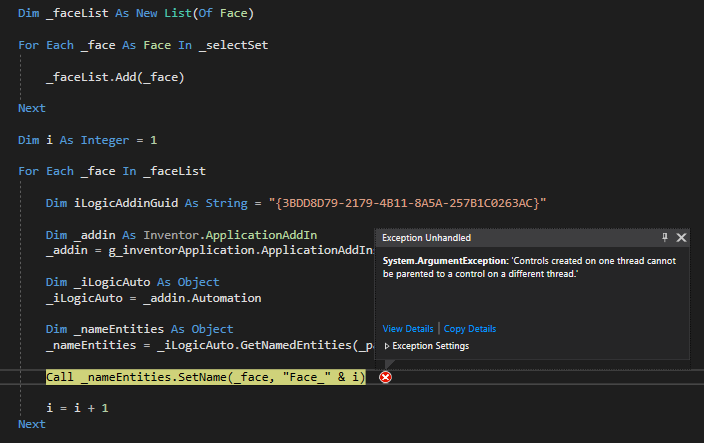 Solved: Assign name for faces in selectset - Autodesk Community