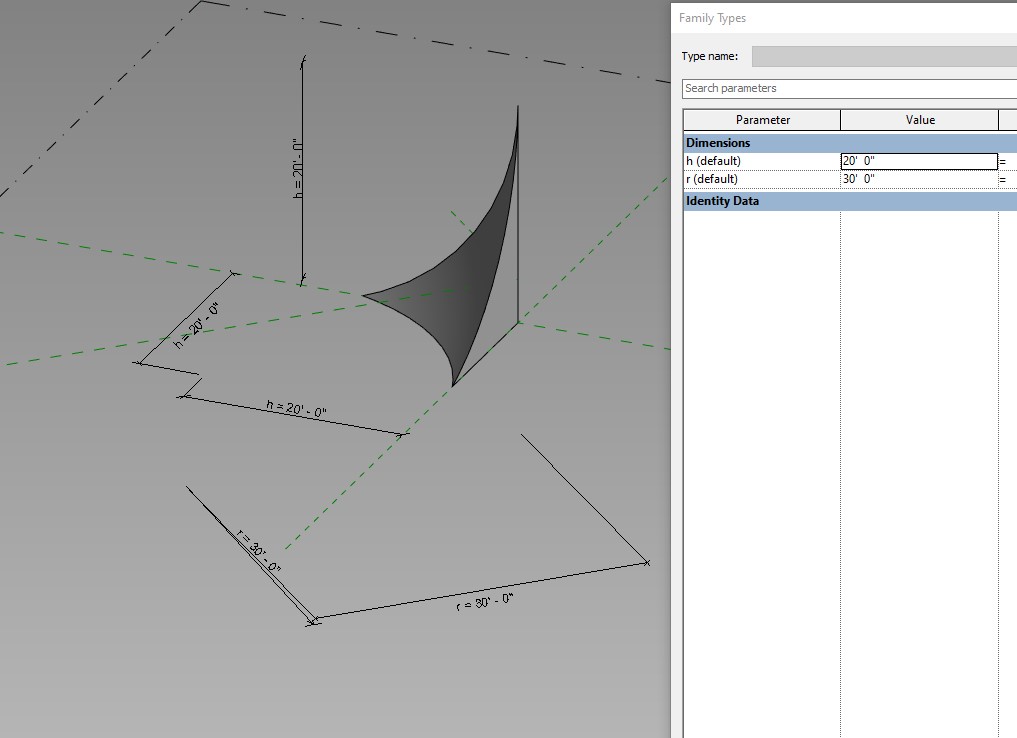 Parametric Family (Corner Curve Cut) - Autodesk Community