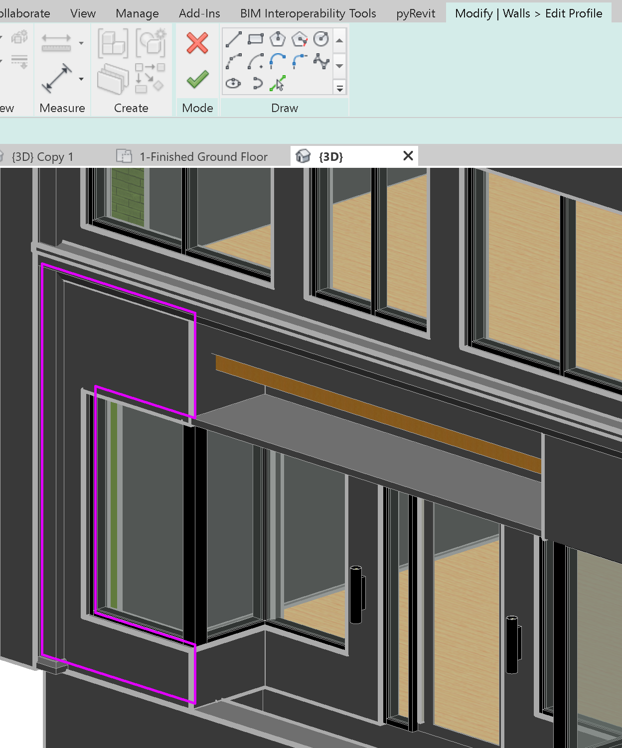 Solved: Cutting walls with corner mullions - Autodesk Community