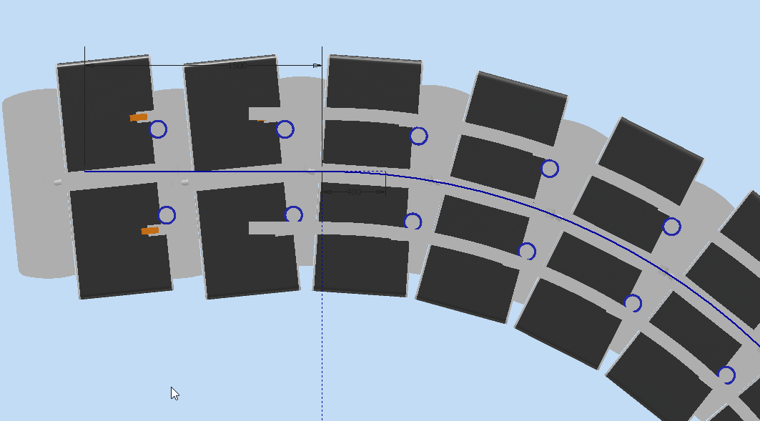 Solved: Pattern features along a line (not aligning properly) - Autodesk Community