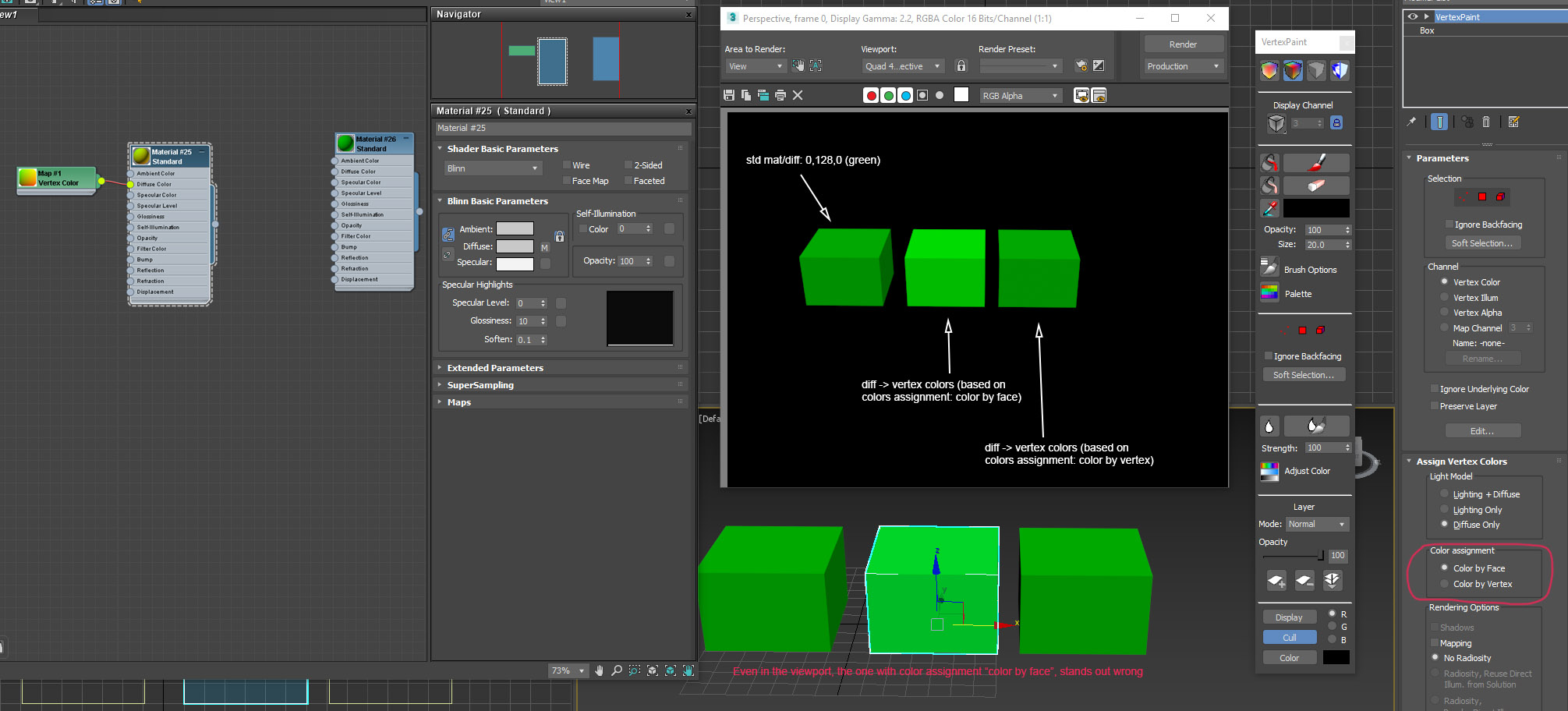 Diffuse colors to Vertex colors oddity? - Autodesk Community