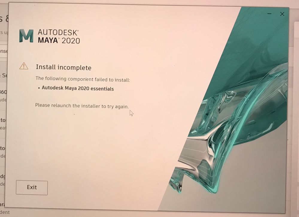 Maya 2020 Installation Failed - Autodesk Community