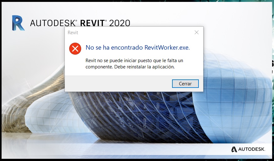 Solucionado: Error al abrir Revit 2020: No se ha encontrado RevitWorker.exe - Autodesk Community