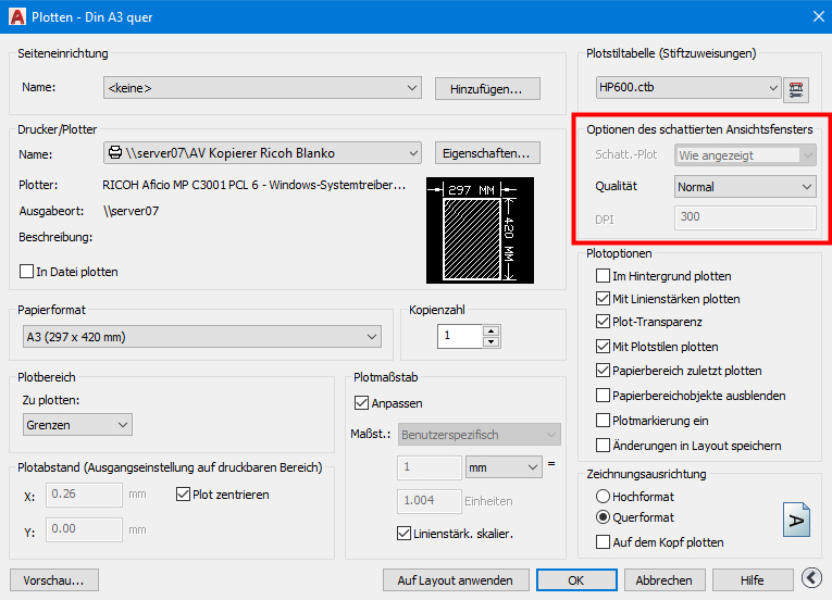 Problem with plotting with shaded views. - Autodesk Community
