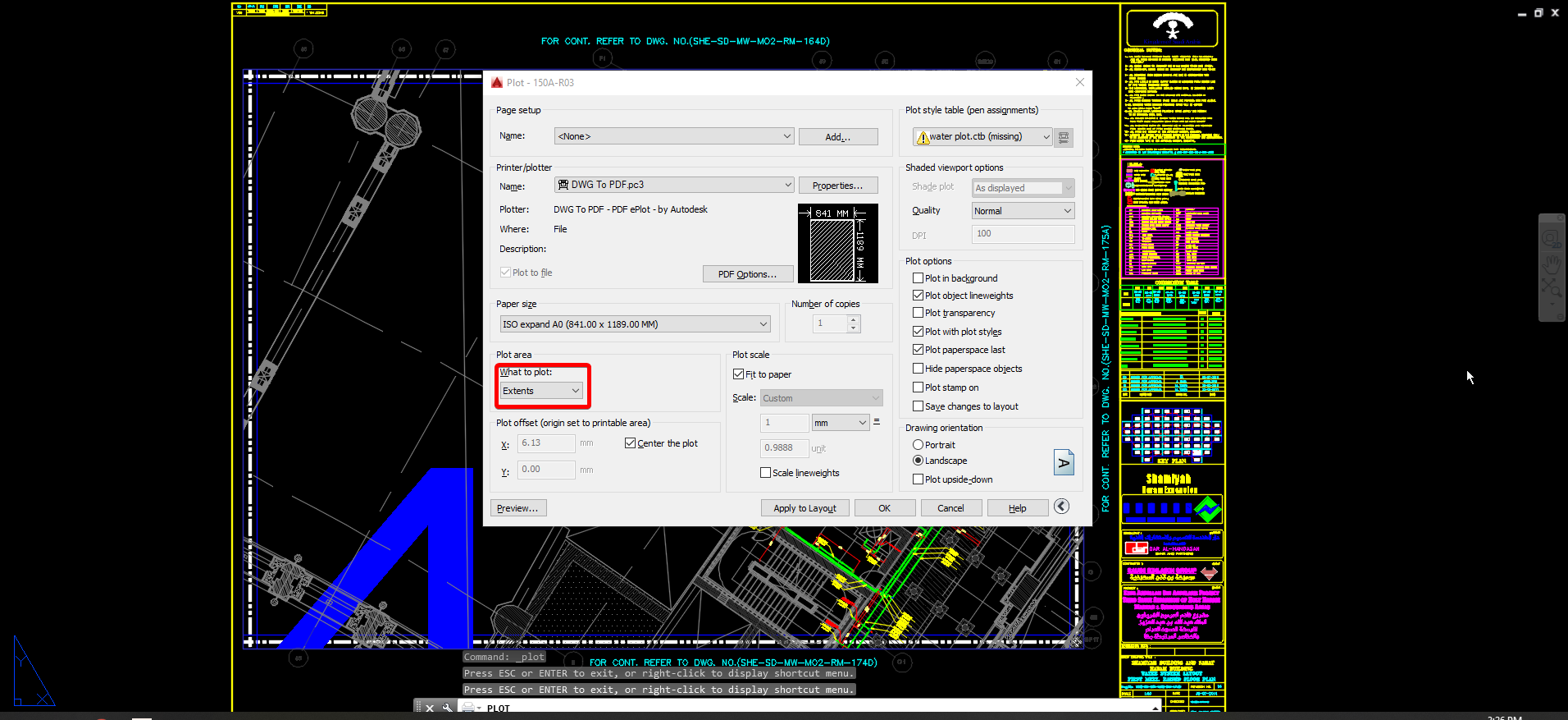 Solved: Blank page when plot preview & export to pdf - Autodesk Community