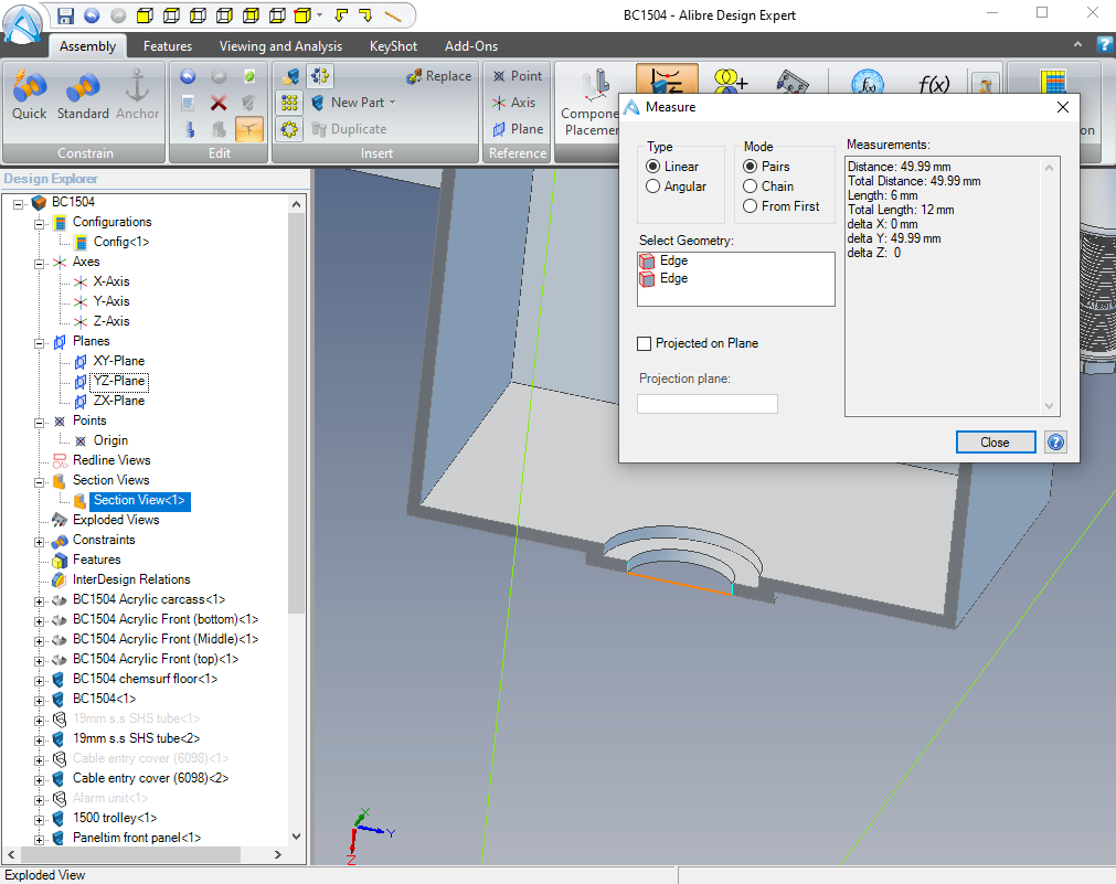 Measure in Section View - Autodesk Community
