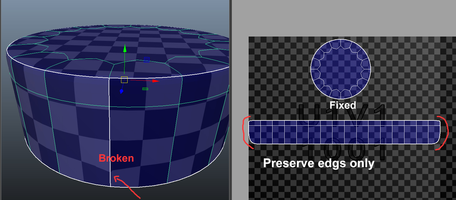 Solved: Smooth mesh preview UVs don't smooth properly - Autodesk Community