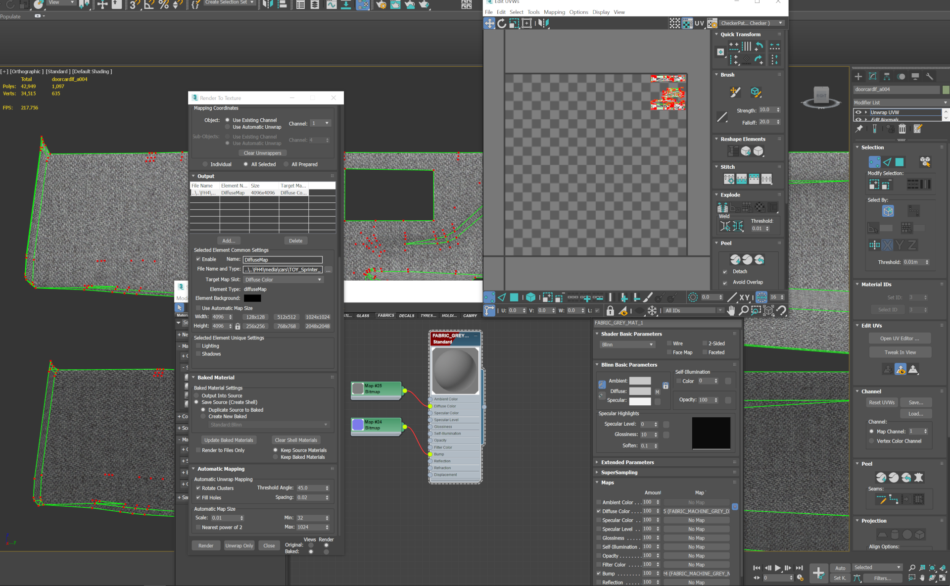 Losing detail in Render to Texture. - Autodesk Community