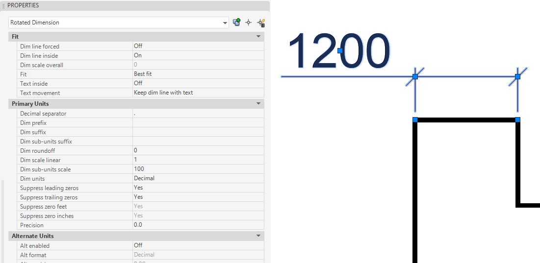 Solved: Dimension text behavior as AutoCAD's Keep dim line with text ...