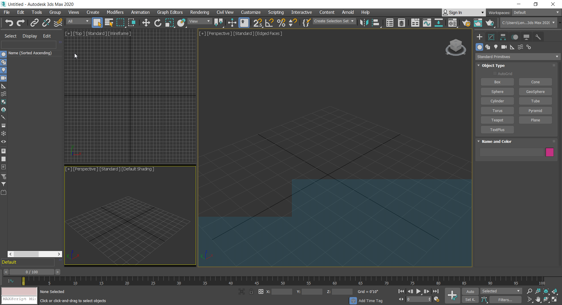 Çözüldü: 3DS Max alt alanında Mavi çizgiler - Autodesk Community