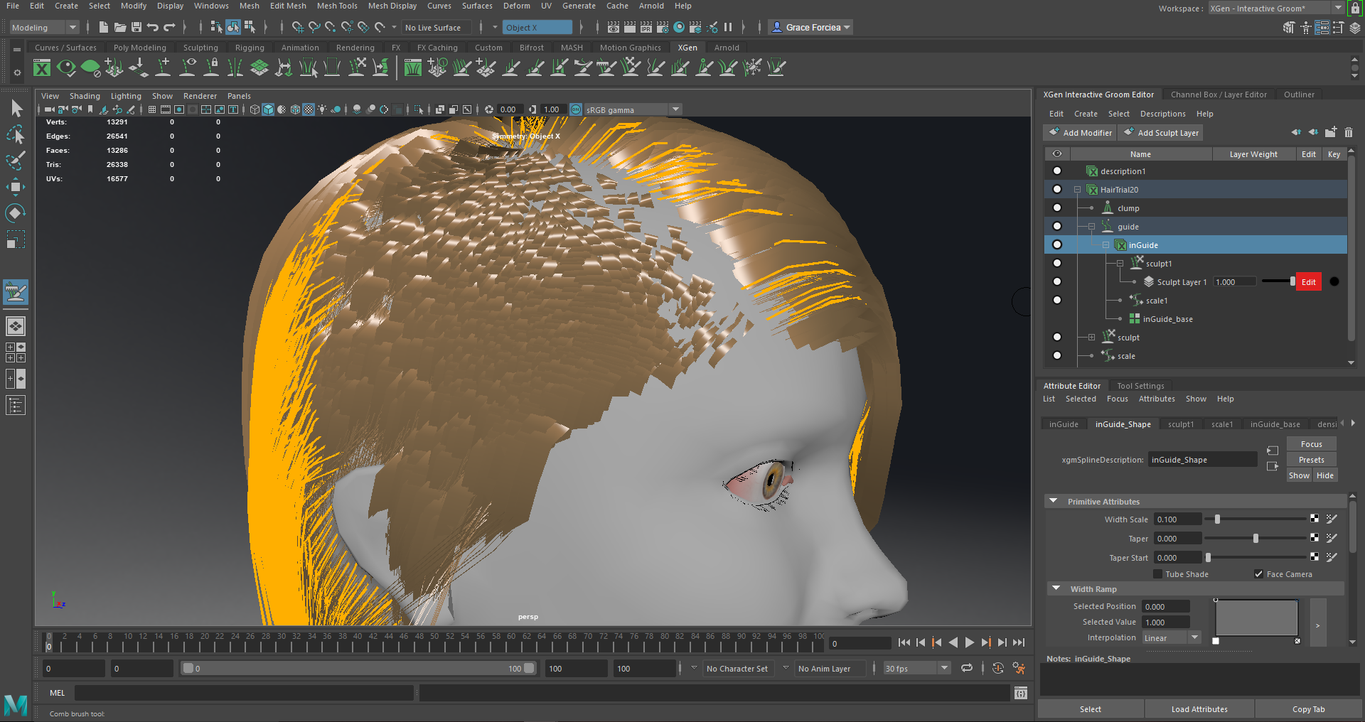 Solved: Maya XGen certain hair strands appear as planes - Autodesk ...