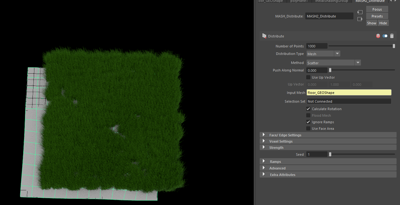 Solved: MASH distribution on mesh with offset - Autodesk Community