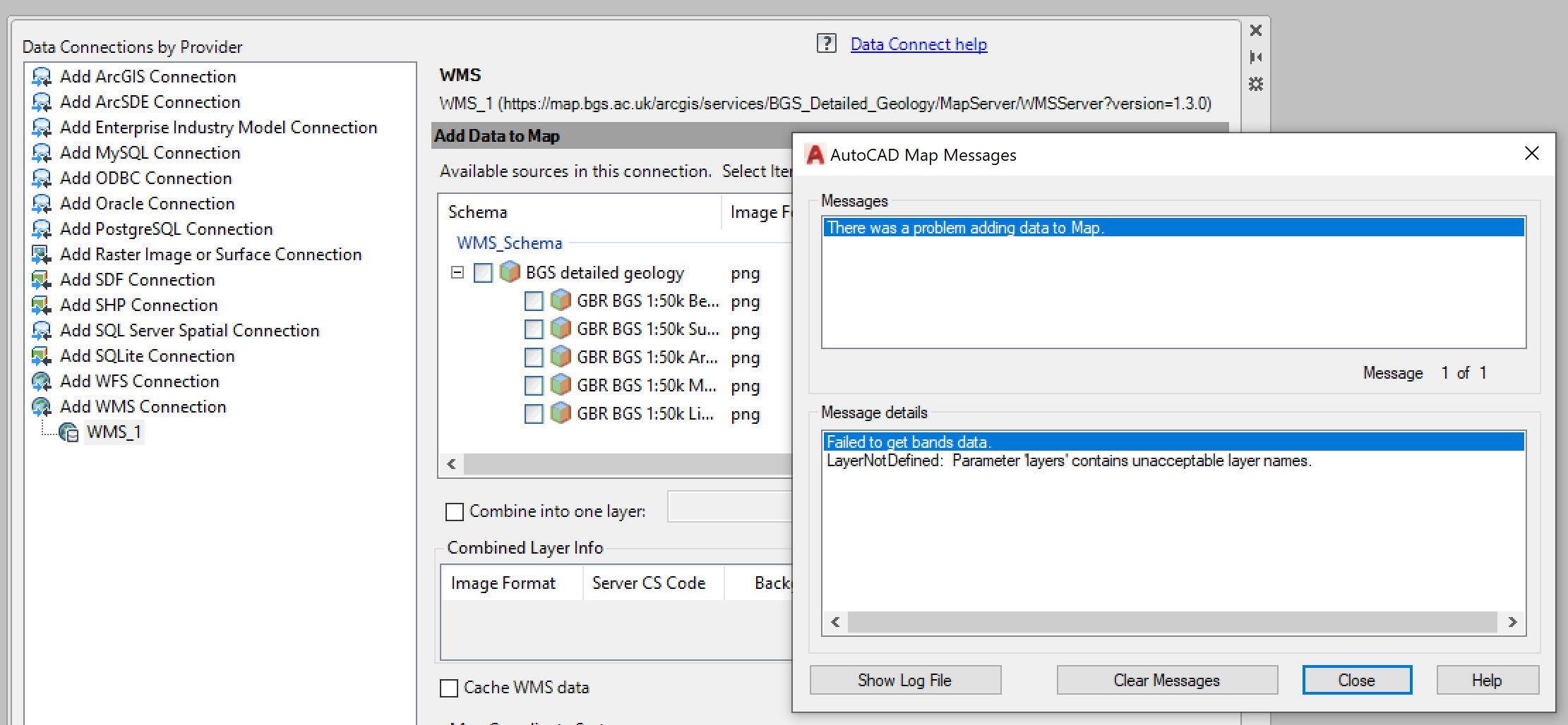 Solved: trouble Connecting to WMS - Autodesk Community