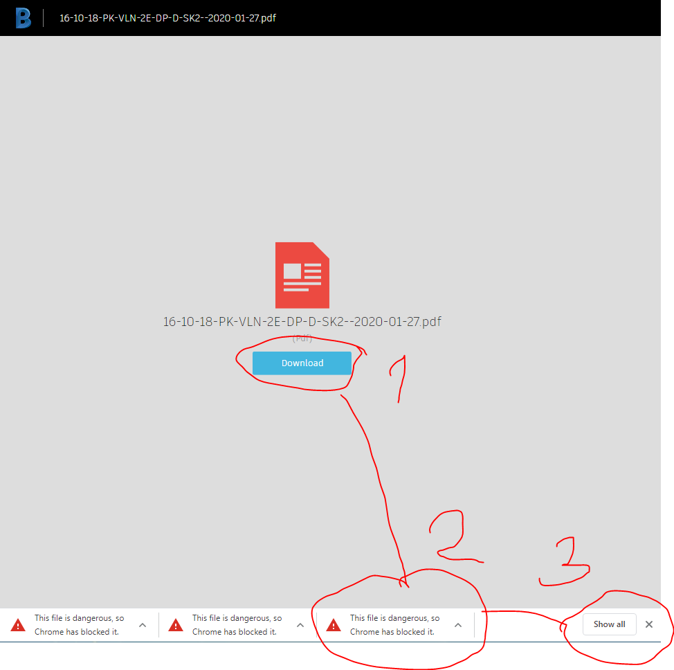 File downloads being blocked in Chrome - Autodesk Community