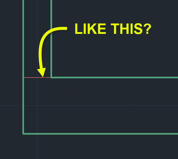 Red lines appearing at ends of walls... - Autodesk Community