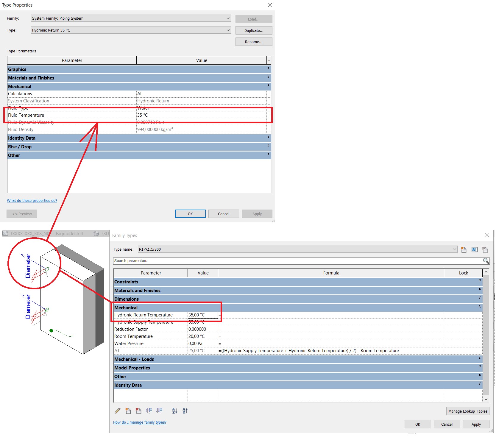 System fluid temperature on family connector elements - Autodesk Community