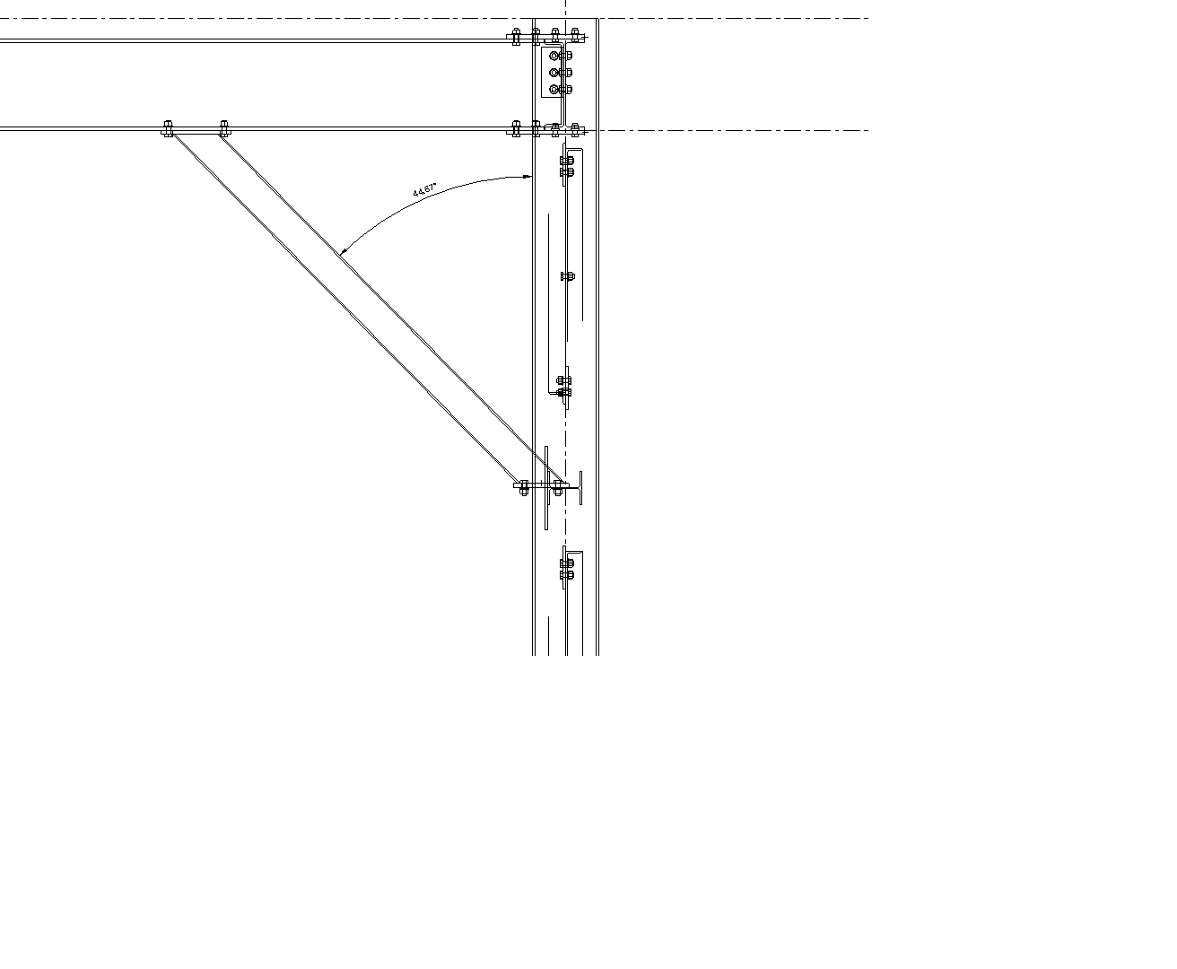 Solved: Connection b/t knee brace and horizontal beam - Autodesk Community