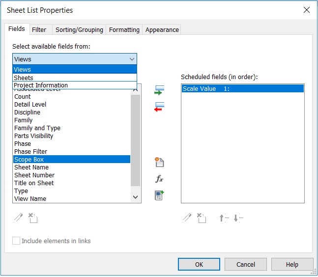 Sheets / Title Block Schedule - Parameters - Autodesk Community
