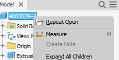 Add shortcut context menu "Open Drawing" for parts [Inventor Read-Only ...