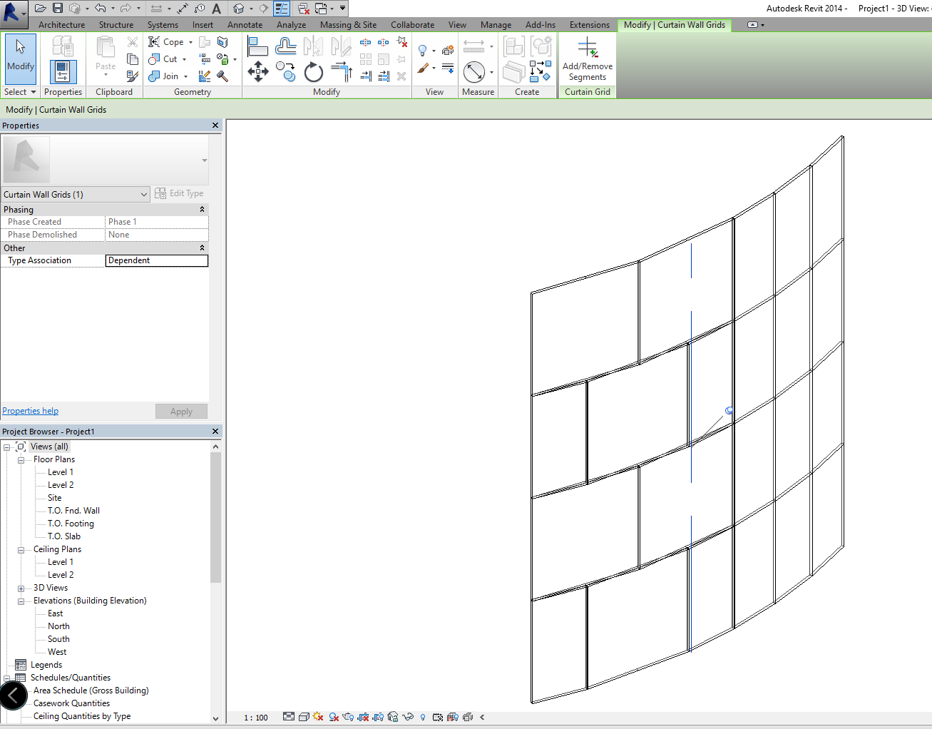 Curved Panel Mass Facade - Autodesk Community