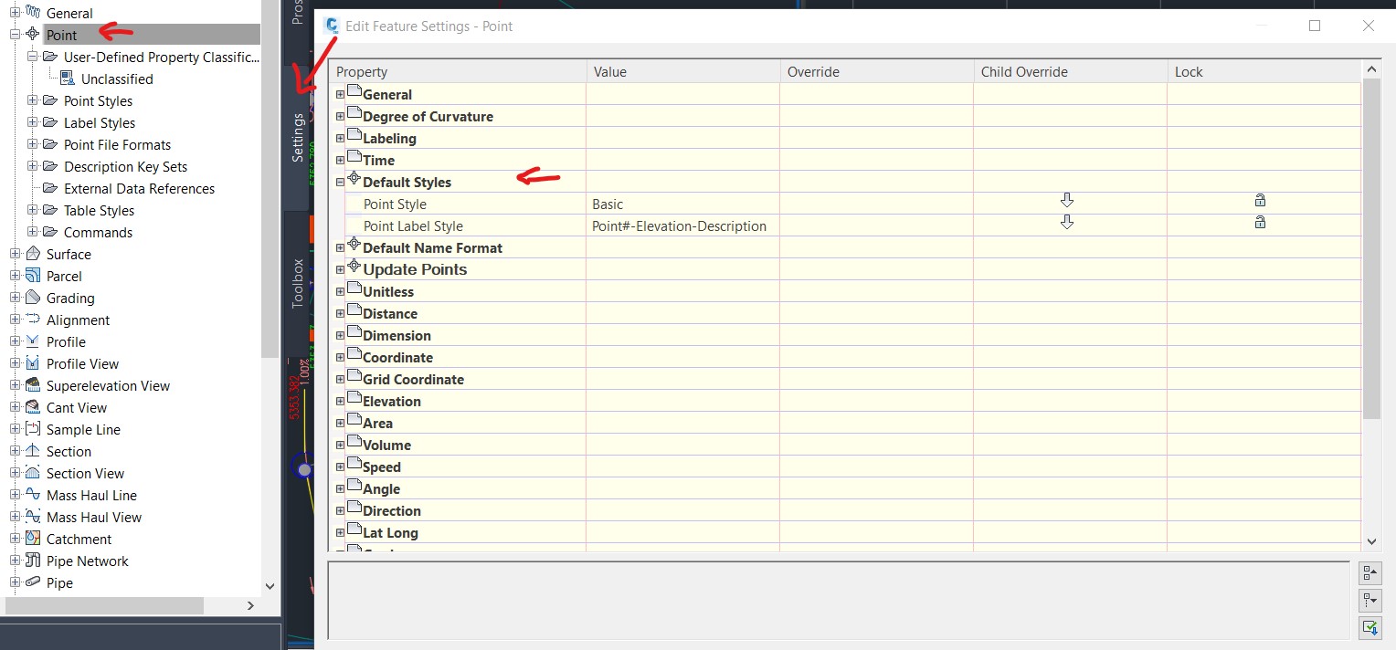 Changing Default Cogo Point Style Point Label - Autodesk Community