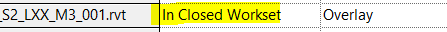 Solved: Link 'In Closed Workset' in Workset1 is closed - Autodesk Community
