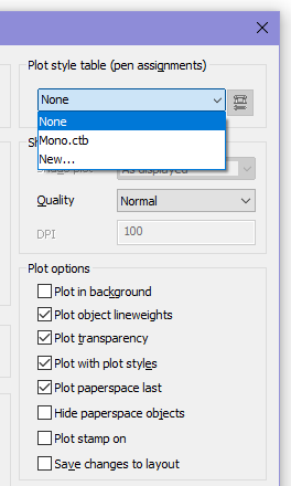 Plot Style Table drop-down list empty - Autodesk Community