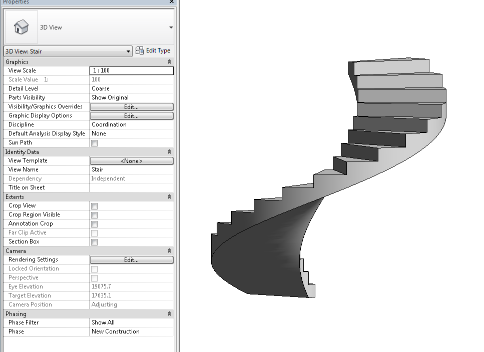 Concrete QTO for cast-in-place / in-situ spiral stair - Autodesk Community