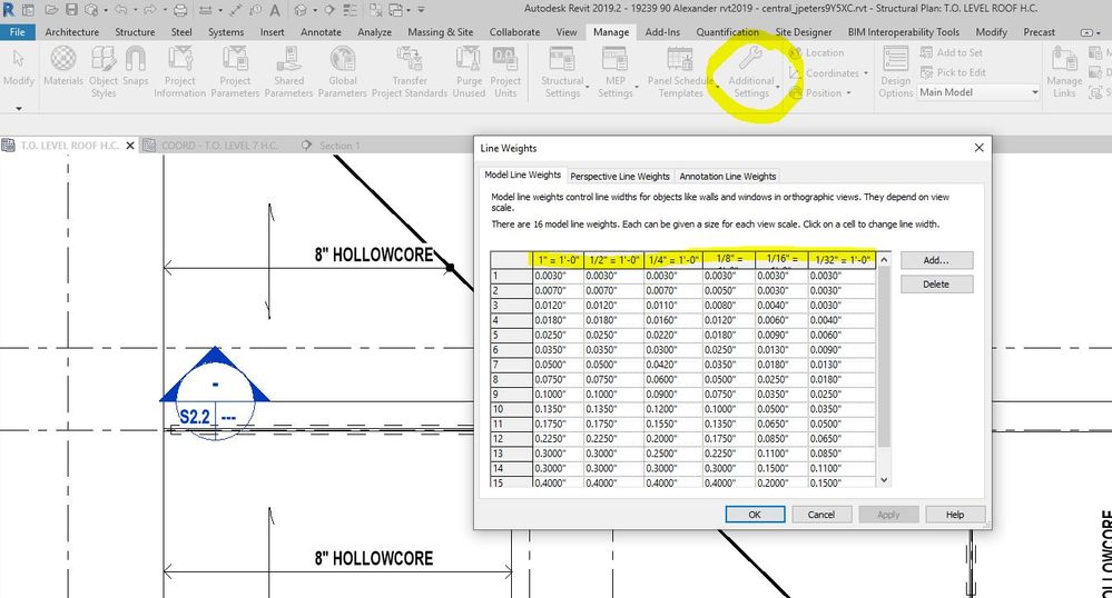 How to represent steel beam by a thicker single lines in Revit sheets ...