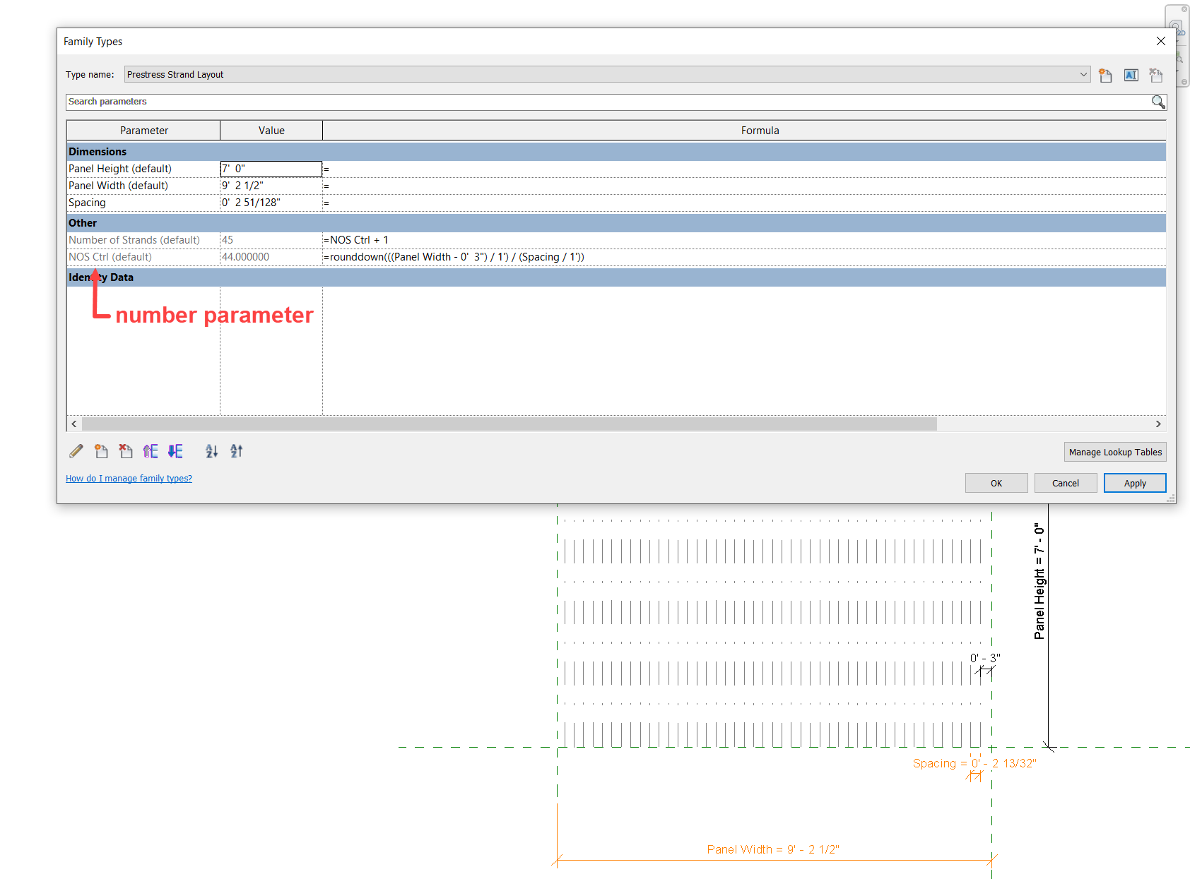 Solved: Array in family acting weird with formula - Autodesk Community