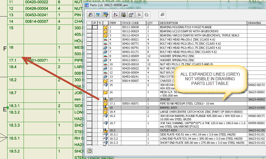 Solved: Structured (?) parts list in Inventor 2014 - Autodesk Community