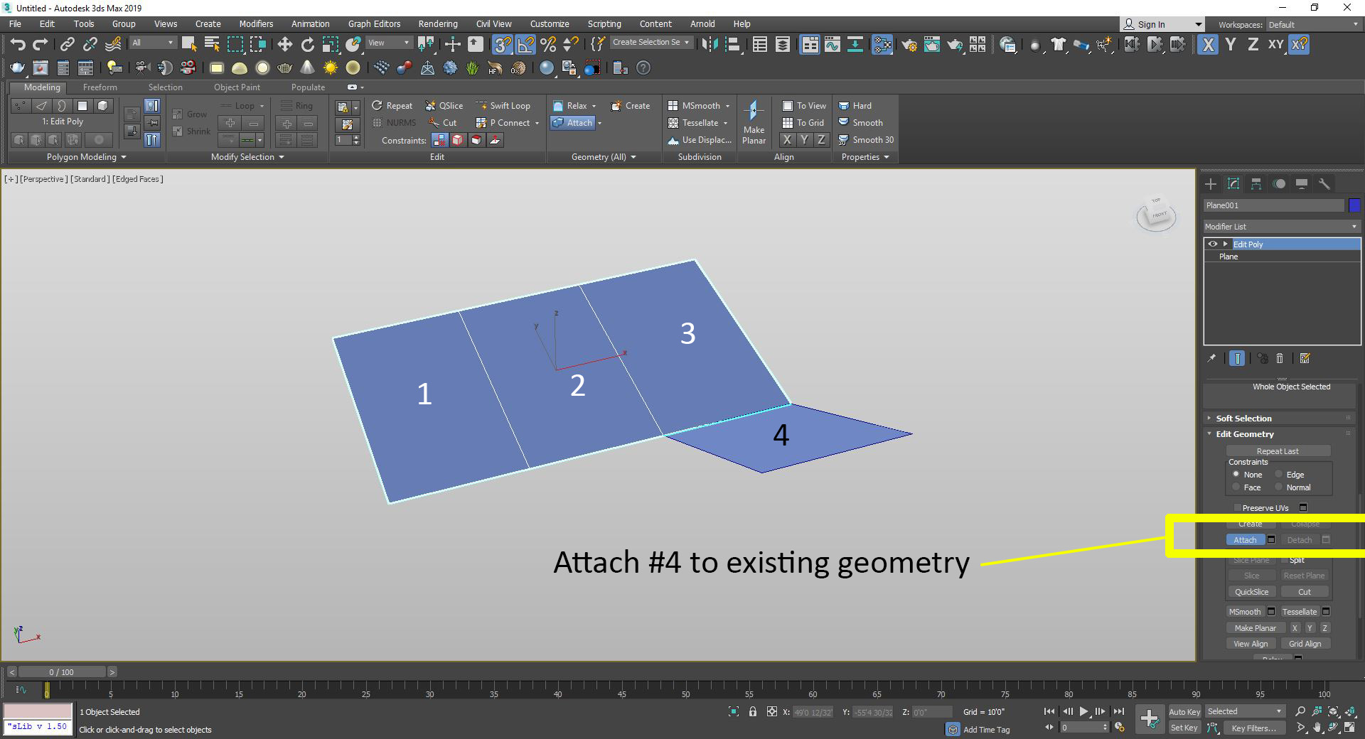 Solved: Rotate around edge without deforming - Autodesk Community