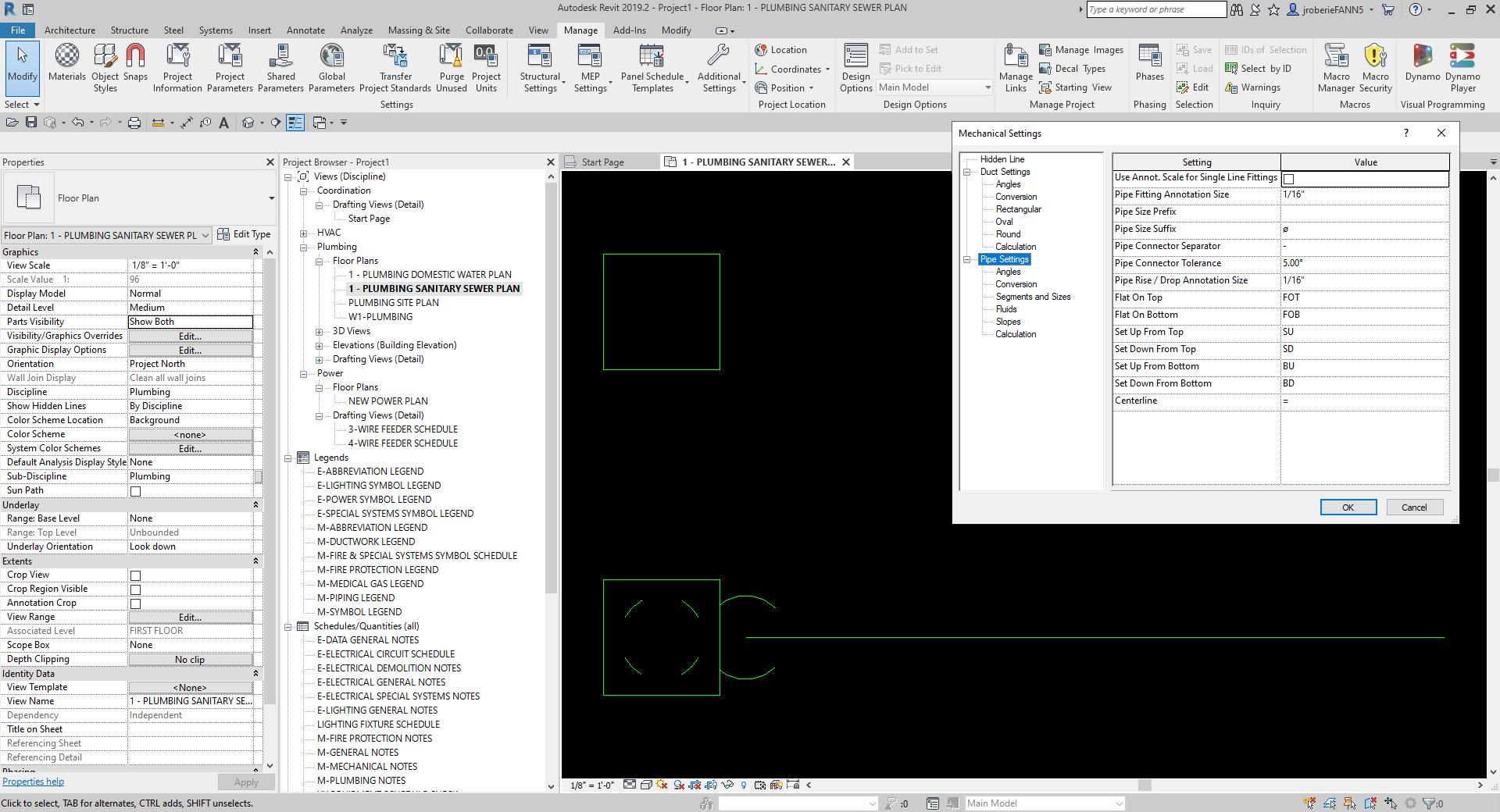 Revit 2019/2020 Floor Drain/P-Trap Family Display - Autodesk Community
