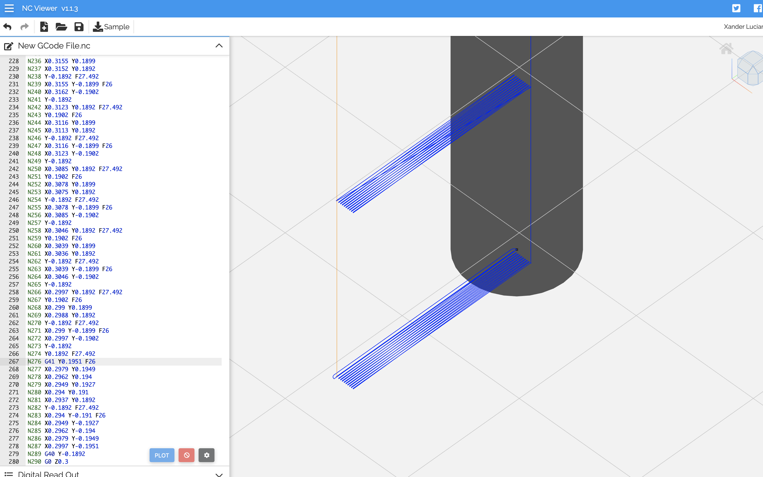 Radius Compensation causes this program to error on machine - Autodesk ...