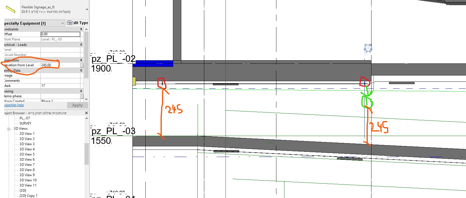 A challange: "Distance from ceiling" parameter - Autodesk Community