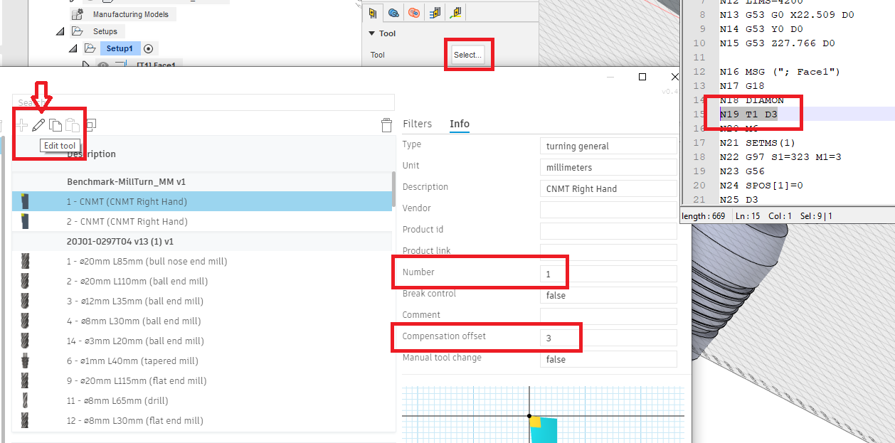Solved: Tool edge (D value) not posting correctly (or non-existent?) Siemens Mill-Turn ...