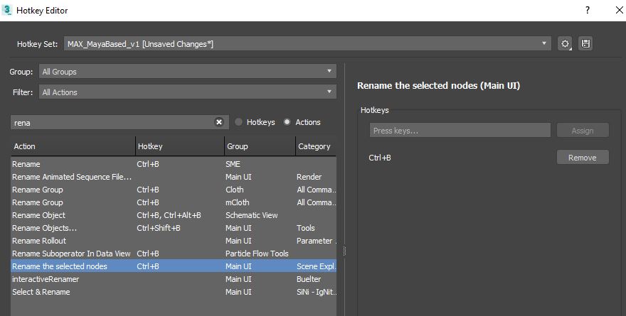 Hotkey to "rename" objects - not possible, why? - Autodesk Community