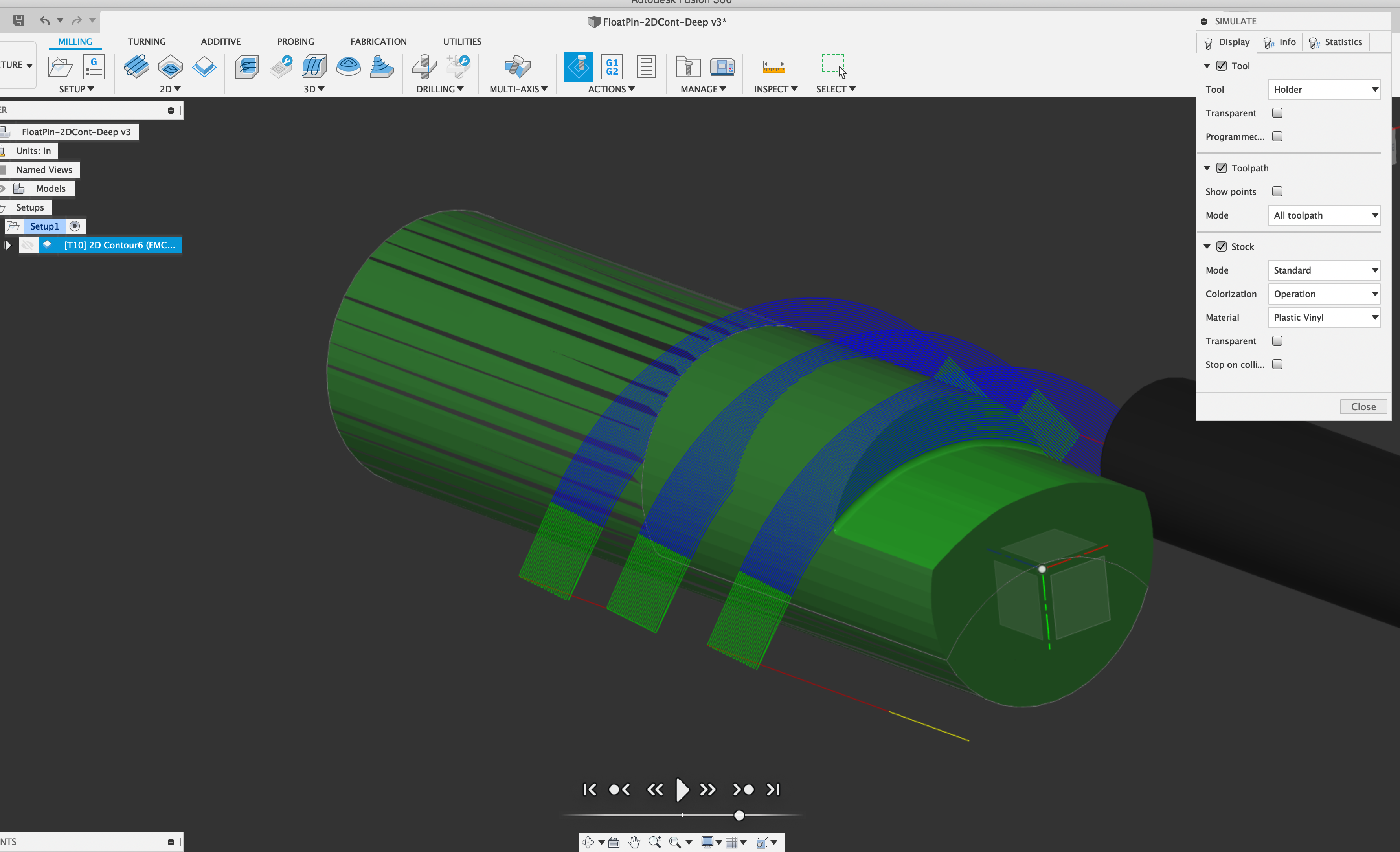 Solved: First pass too deep on 2D Contour toolpath - Autodesk Community