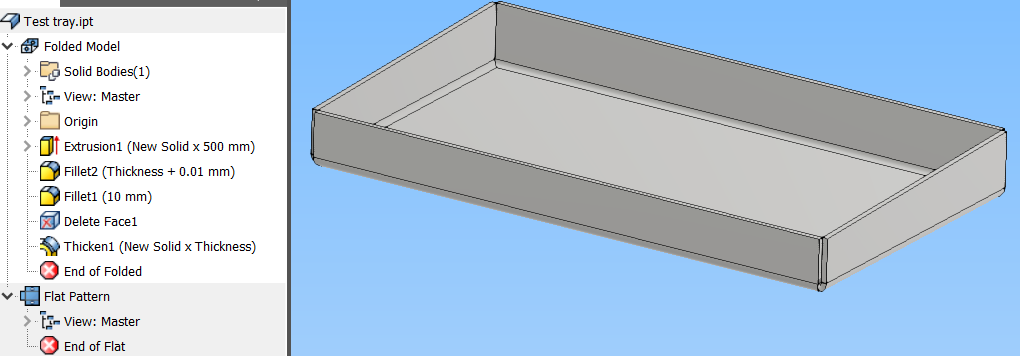 Solved: Using shell to create a flat pattern - rip corners - Autodesk Community