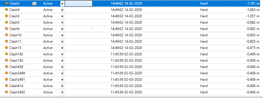 Navisworks Clash Detection Level Of Clashes Not Showing Autodesk Community