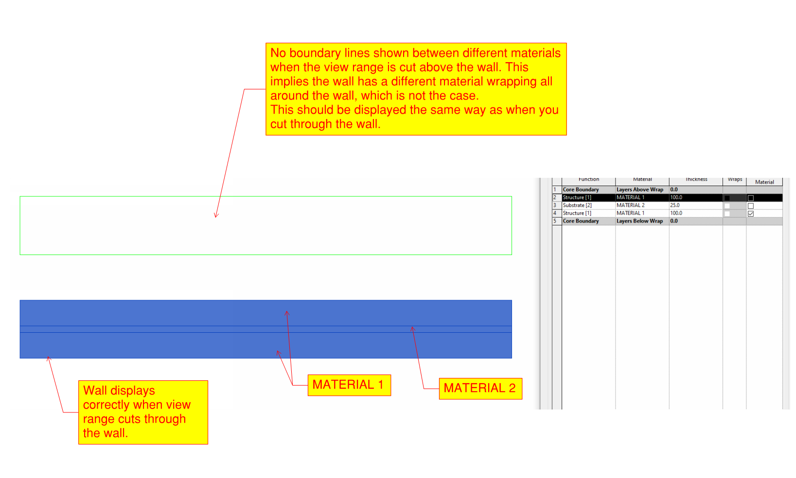 Wall Type Structure - Core Boundaries Visibility Not Showing - Autodesk ...