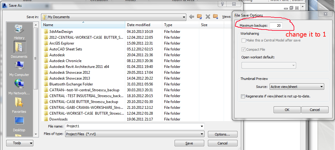 Solved: File Save Options Setting a default - Autodesk Community