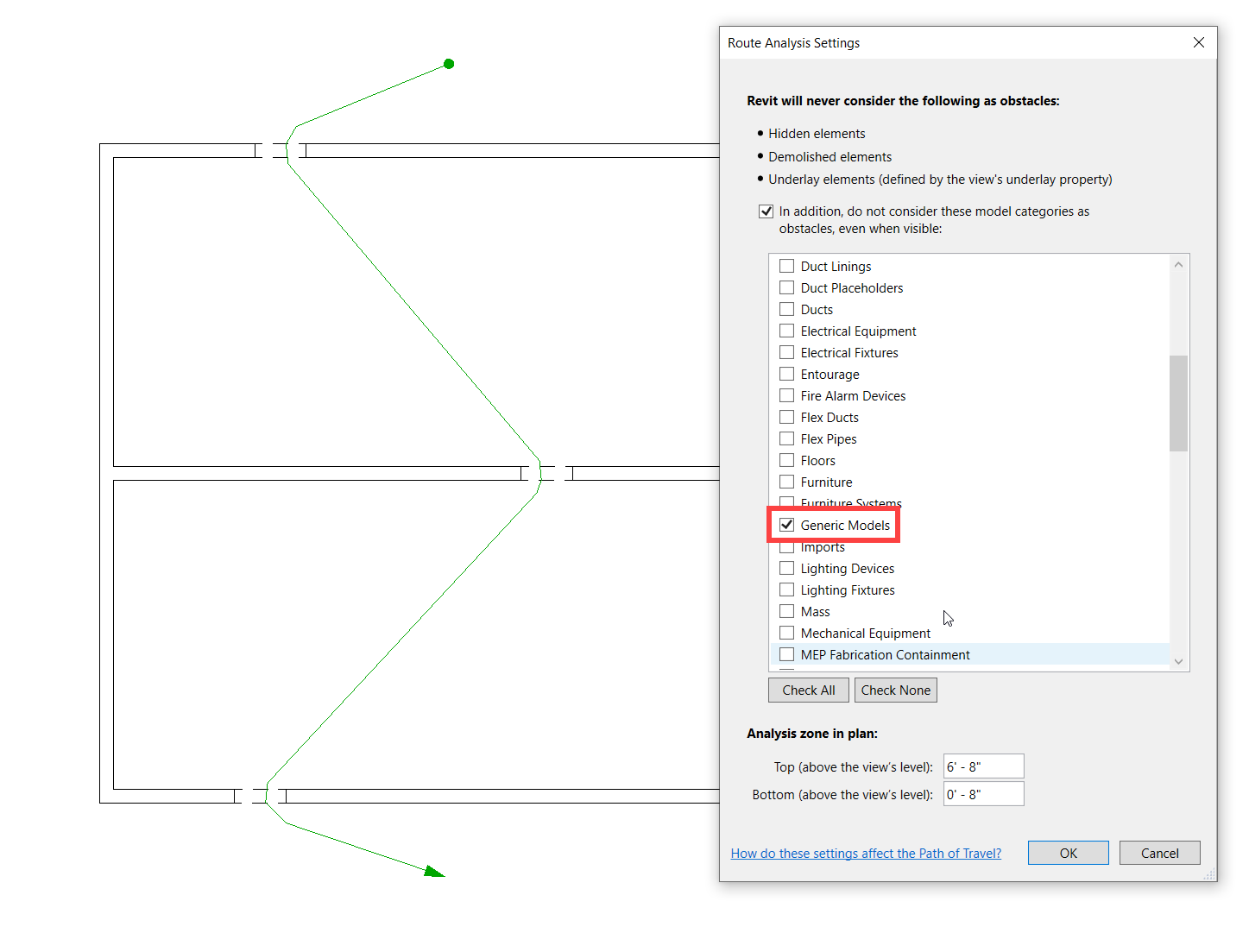 Solved: Path of Travel Obstacles - Autodesk Community