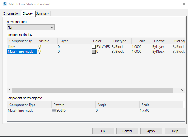 Solved: Match line Mask issue - Autodesk Community