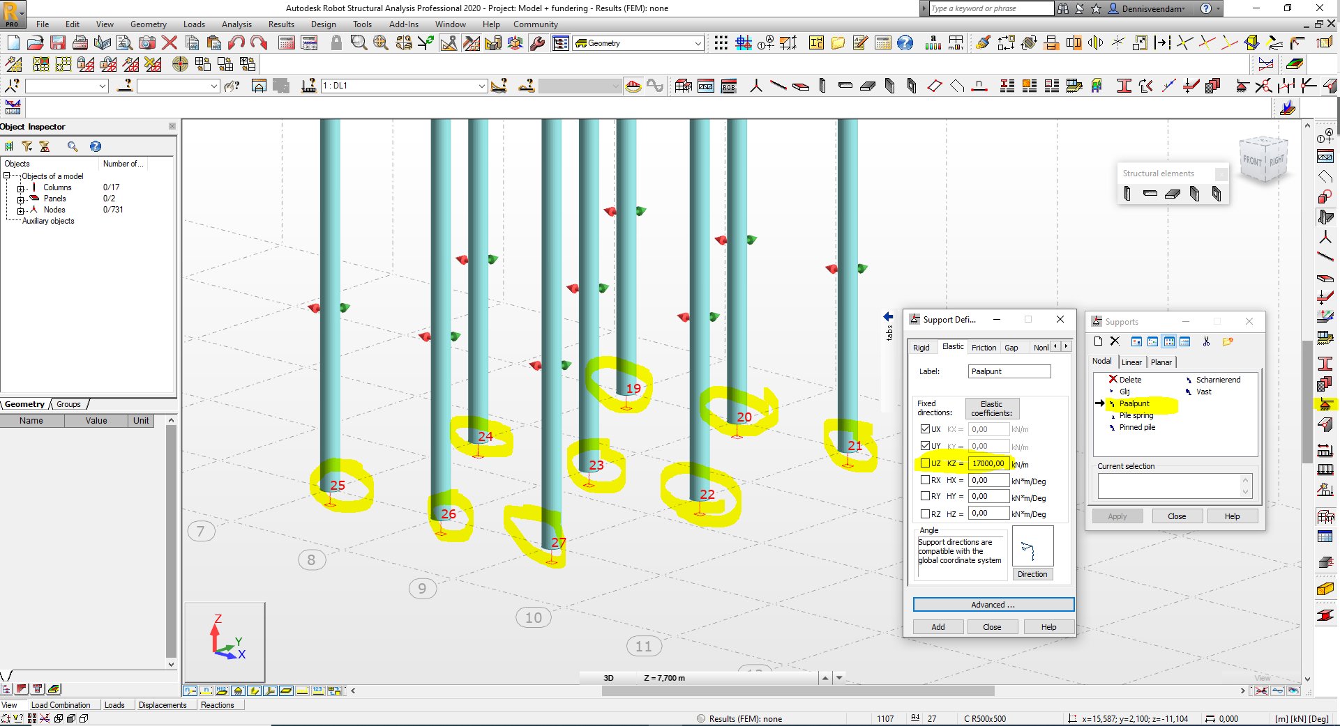 Modeling and analysis of piled raft foundation - Autodesk Community